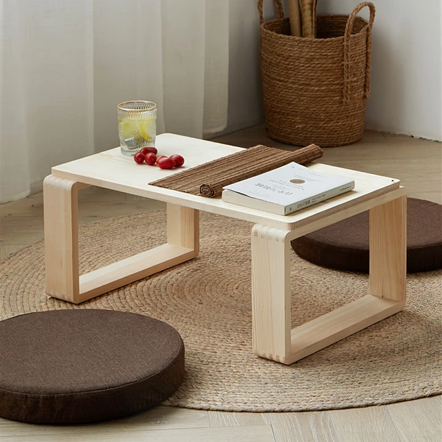 Short Low Square Coffee Table