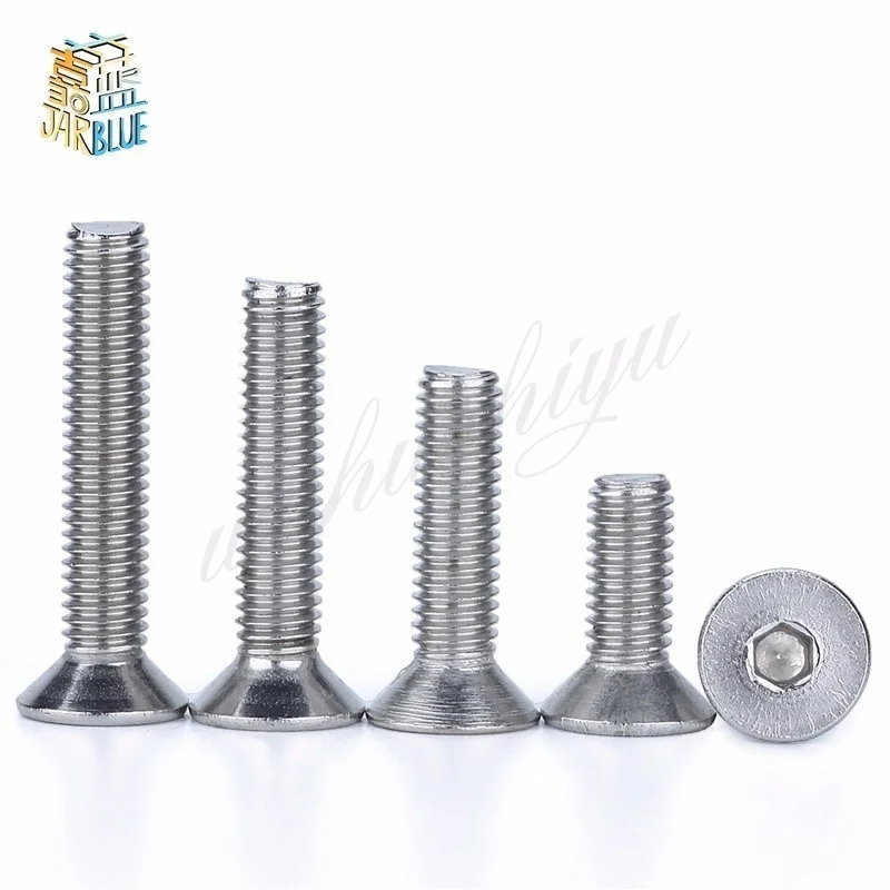 50pcs 20pcs 10pcs 5pcs Din7991 M2 M2.5 M3 M4 M5 M6 M8 Sus304 Inox Hex ...
