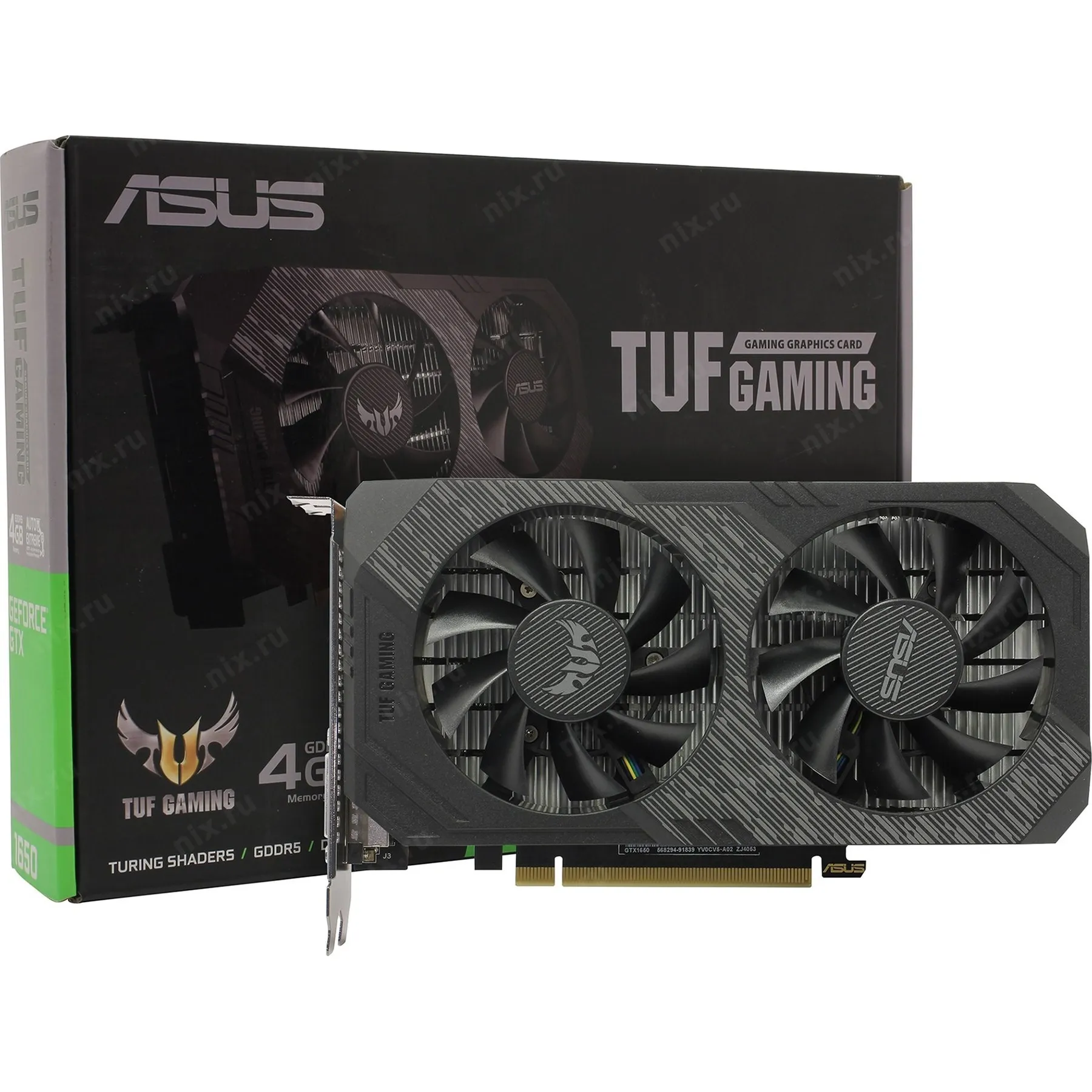 Asus tuf nvidia Geforce gtx 1650 1695mhz 4096 mhz 8002 mb 128 bit rtl ...