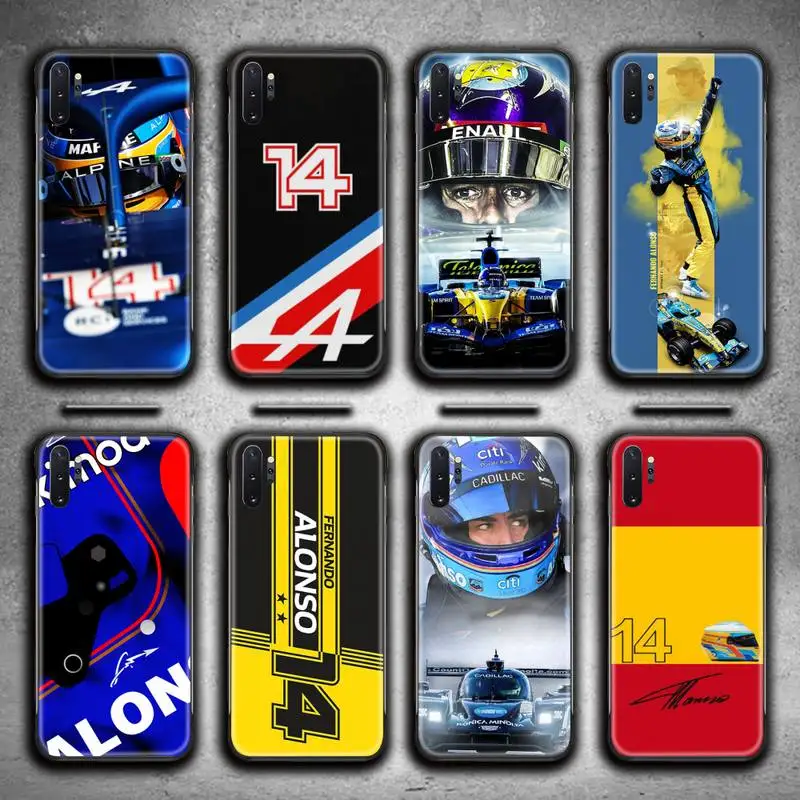 F1 Racing Fernando Alonso 14 Phone Case For Samsung Galaxy Note20 Ultra ...