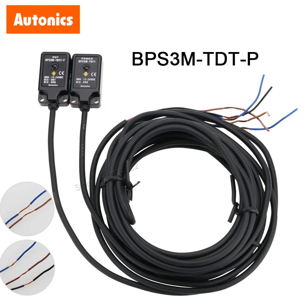 Autonics 12 24VDC 광전 스위치 3M 포토 센서 BPS3M TDT P 빔 트랜지스터 출력 솔리드 스테이트 PNP|pnp transistor|pnp sensor ...