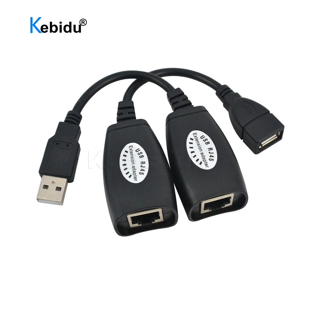 Adaptador-de-extensi-n-USB-UTP-extensor-sobre-un-solo-RJ45-Ethernet ...