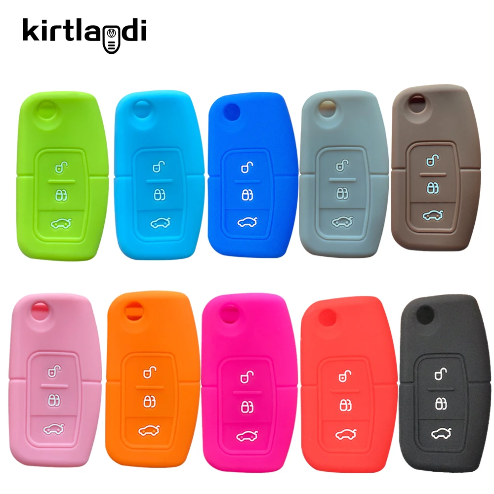 Filp-Folding-Key-Cover-Case-for-Ford-Fiesta-Focus-2-C-Max-Ecosport-S ...