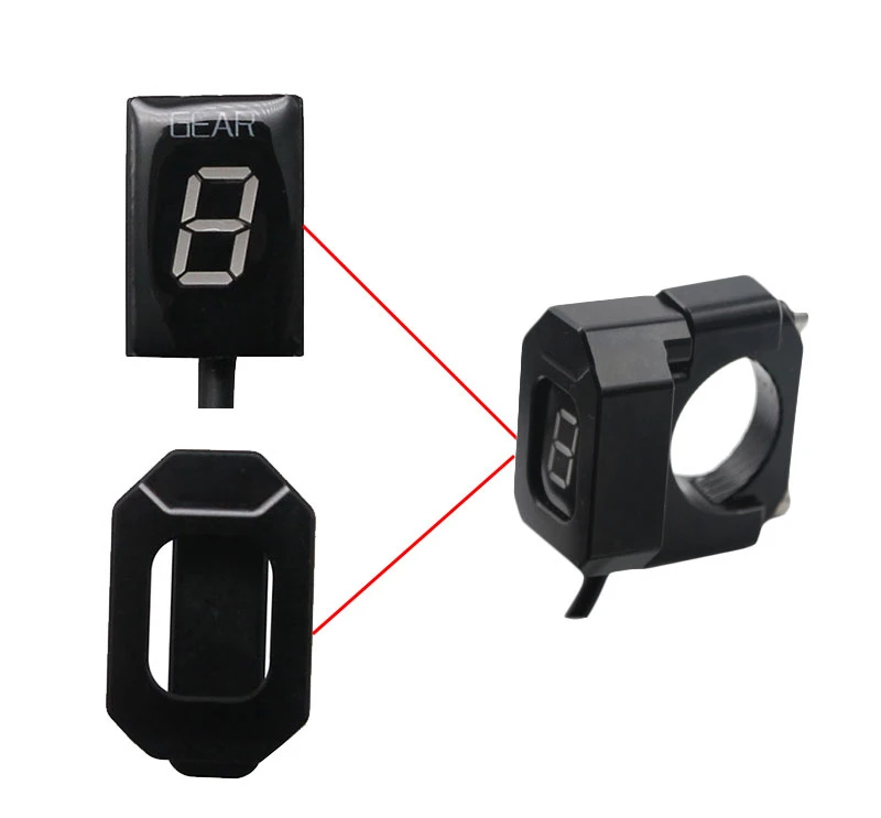 1-Set-Gear-Indicator-with-Holder-LED-Display-Motorcycle-Speed-ECU-Plug ...