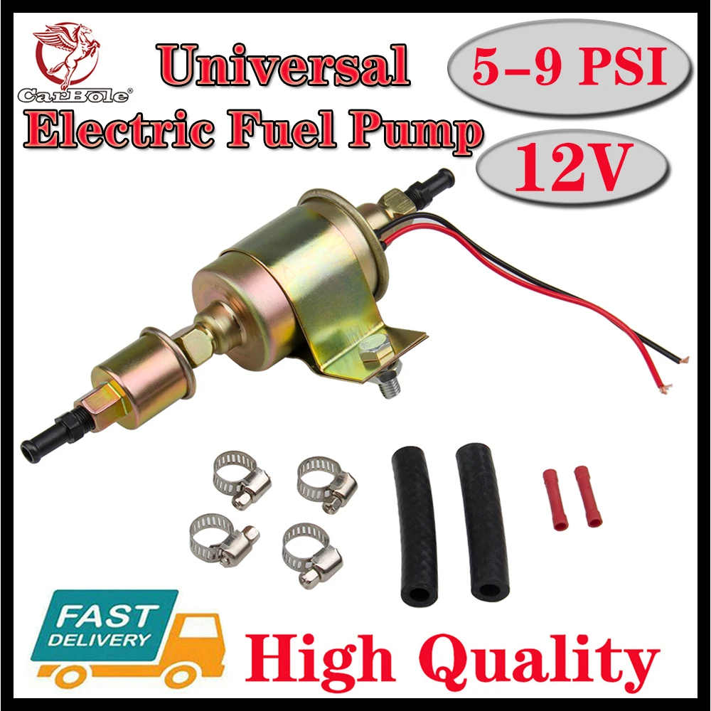 Universal Electric Fuel Pump Carburetor 12v E8012s 5-9 Psi Trucks ...