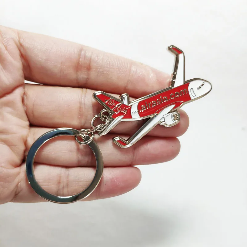 Airasia Airline Airplane Airacraft Key Ring Men Keyrings Gift Present ...