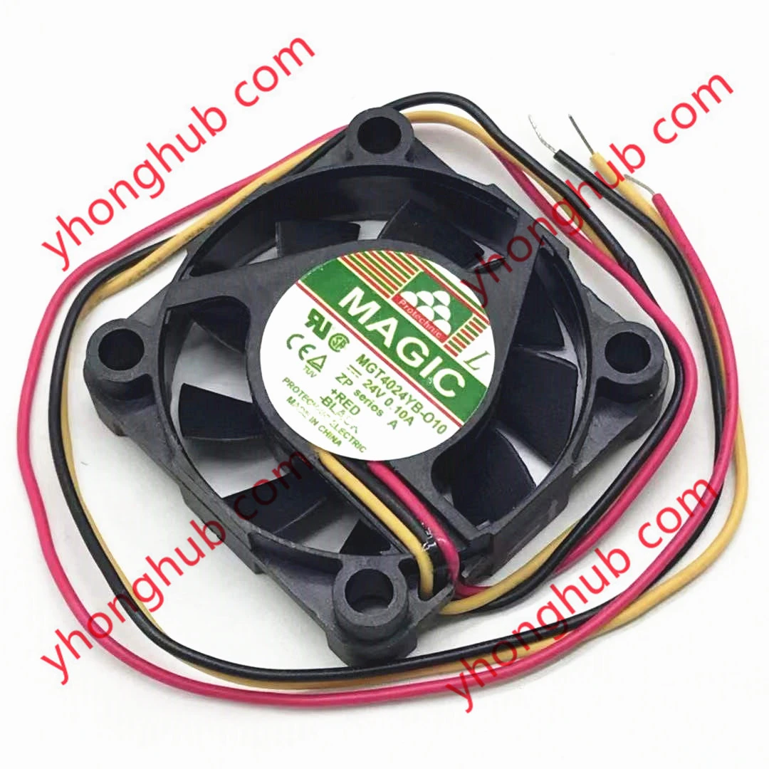 ProTechnic Magic dc MGT4024YB O10 24v 0.10a 40x40x10mm 3線サーバー冷却ファン|ファン ...