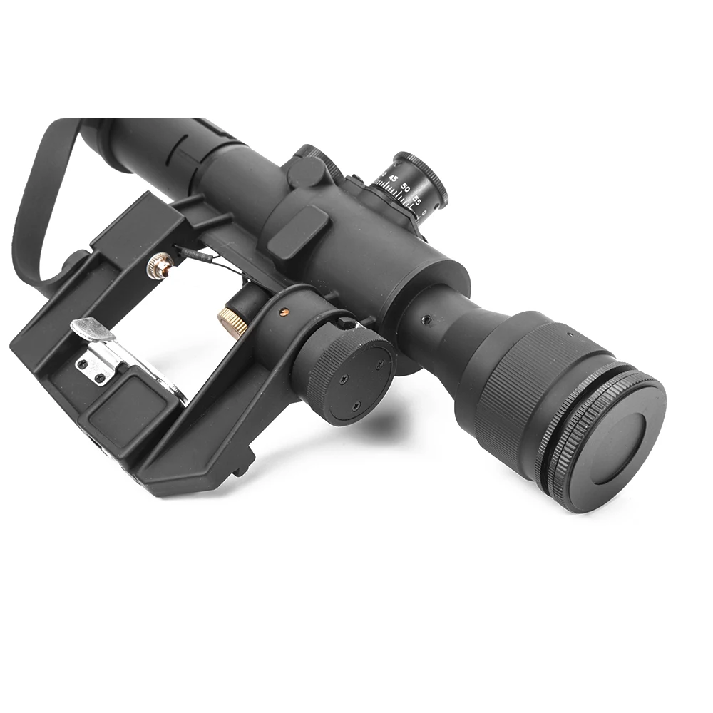 Tactical Red Illuminated 4x26 Dragunov SVD Scope - PSO-1 Type ...