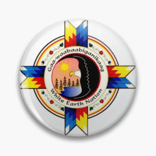 White-Earth-Band-Of-The-Ojibwe-Flag-Customizable-Soft-Button-Pin ...