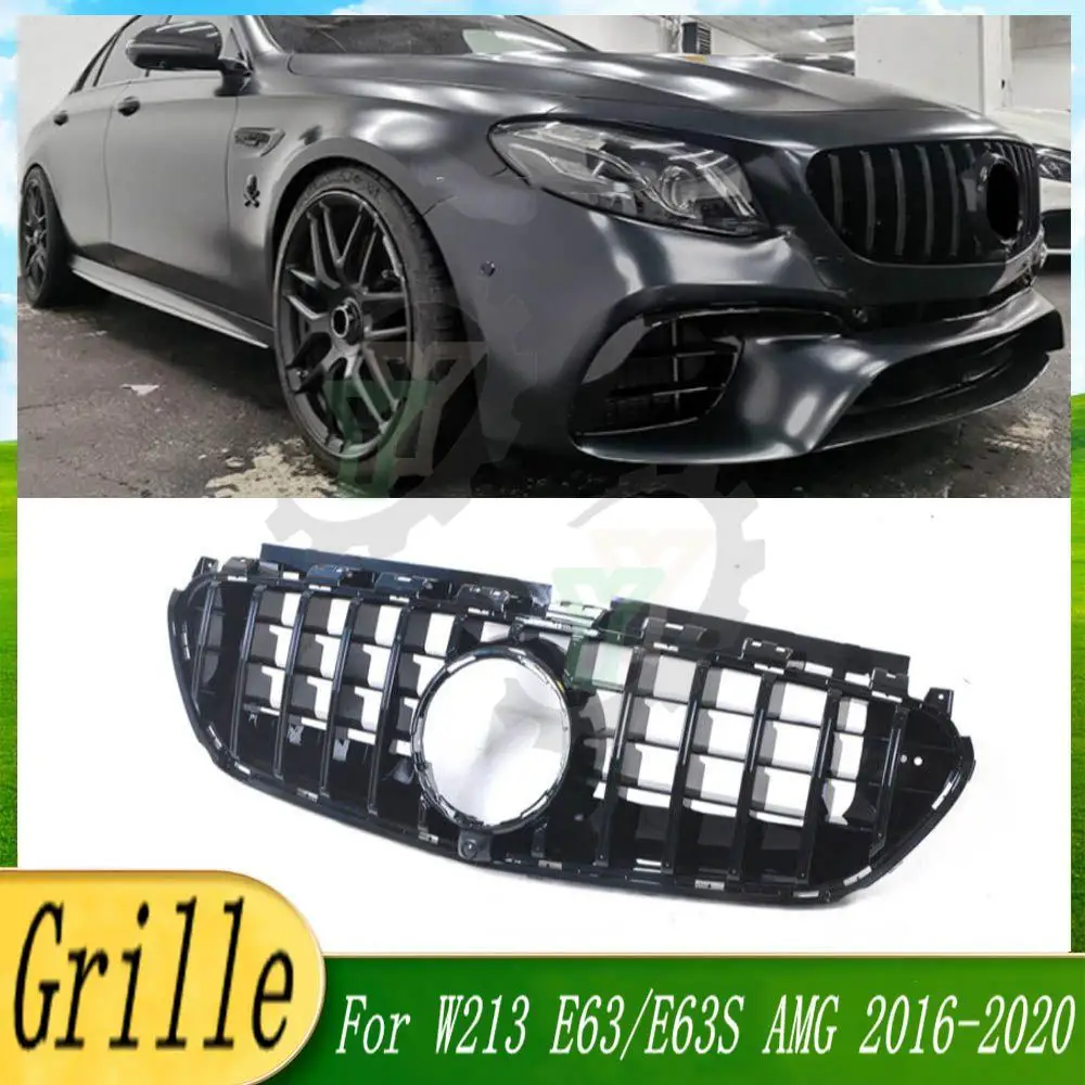 Abs Gloss Black Amg Style Front Bumper Grille Mesh Grill, 47% OFF
