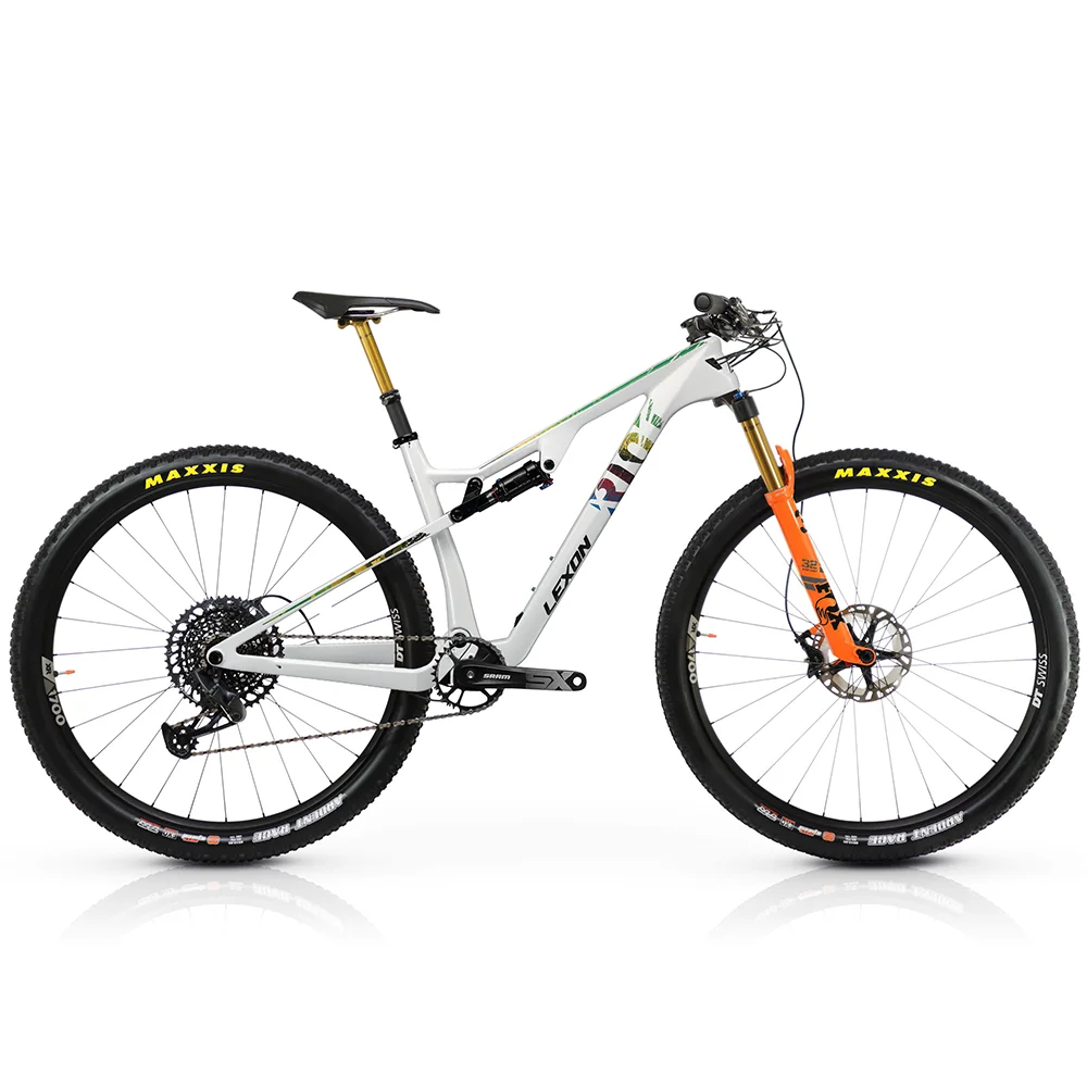 2022 LEXON 풀 서스펜션 프레임 29 산악 자전거 XC 카본 MTB 트라이얼 DH AM 29 부스트 DNM ...