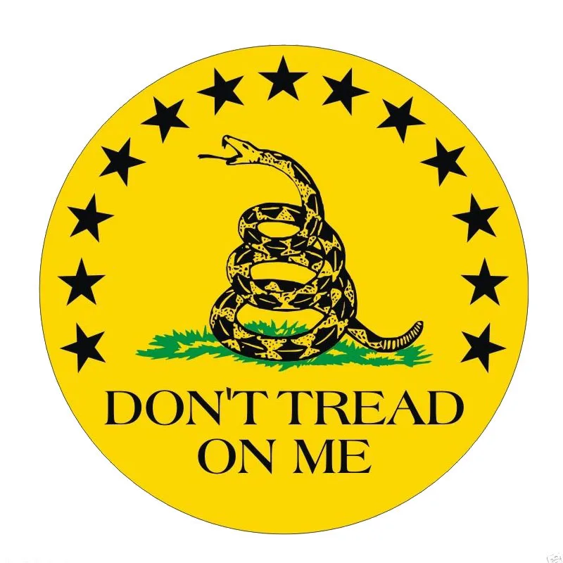 Dont Tread On Me Snake Decal