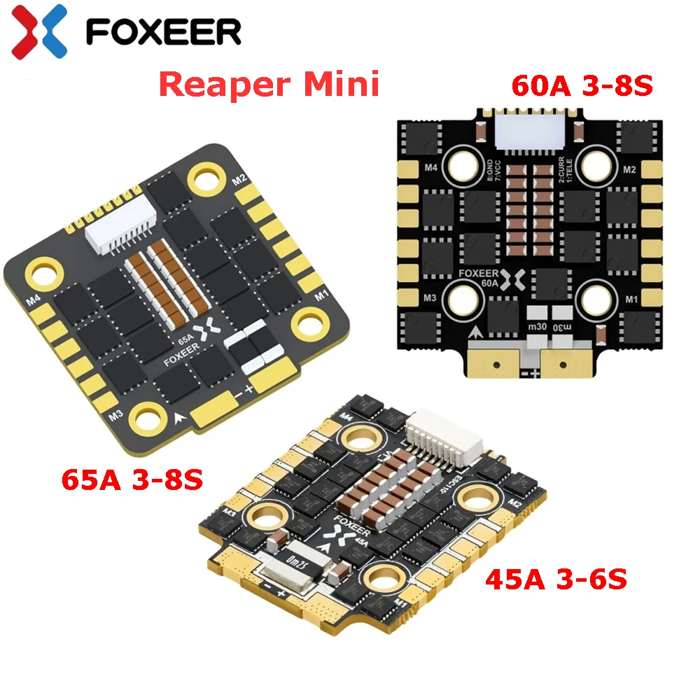 Foxeer-Reaper-Mini-4in1-45A-60A-65A-BLheli32-3-6S-3-8S-DSHOT1200 ...