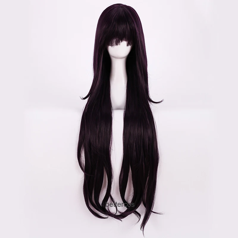 Dangan Ronpa 2 Danganronpa Mikan Tsumiki Cosplay Wigs Long Purple Wavy ...