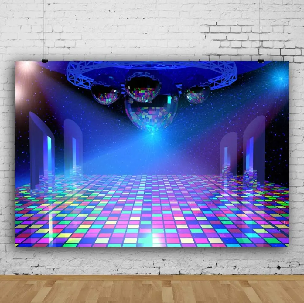 Disco-Party-Photography-Backdrop-80s-Themed-Background-Adults-Birthday ...