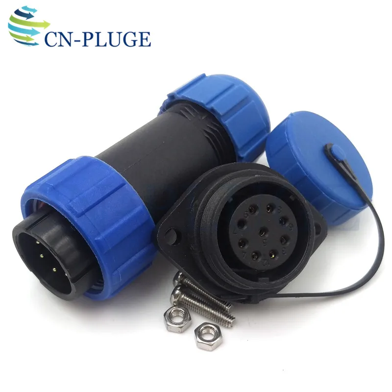 Conector de 9 pines serie SP21, cable de alimentación para equipos de ...