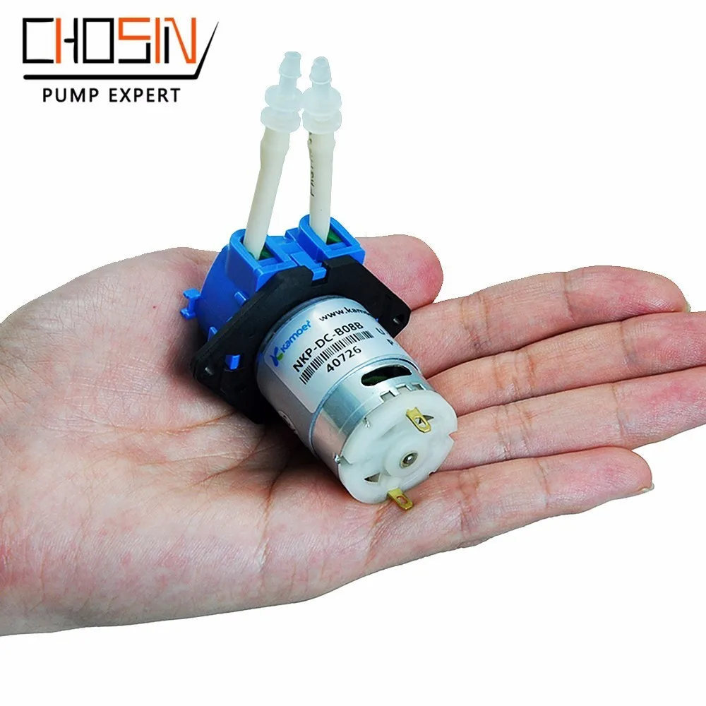12 V/24 V DC Pompa Peristaltic Dosing Pump Kepala dengan Konektor UNTUK ...
