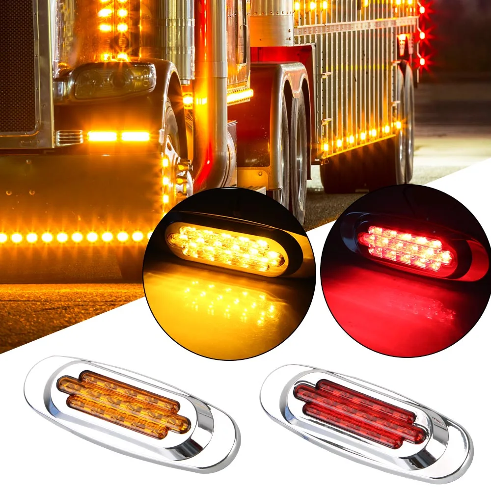12V-24V-Truck-Position-Clearance-Light-LED-Flashing-Trailer-Side-Marker ...