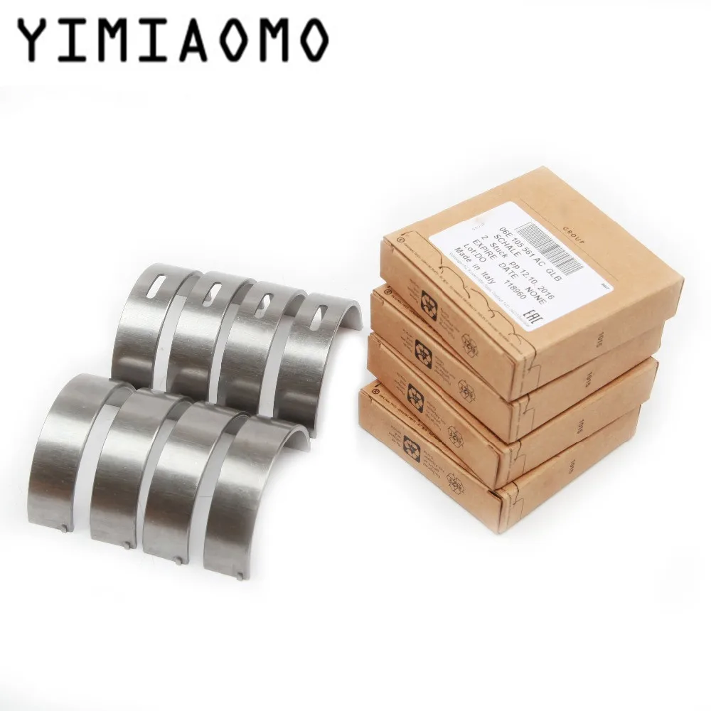 신제품 06E 105 591 AC 엔진 크랭크 샤프트 메인 베어링 셸 키트, 폭스바겐 투아렉 아우디 A4 A6 A8 Q5 Q7 ...