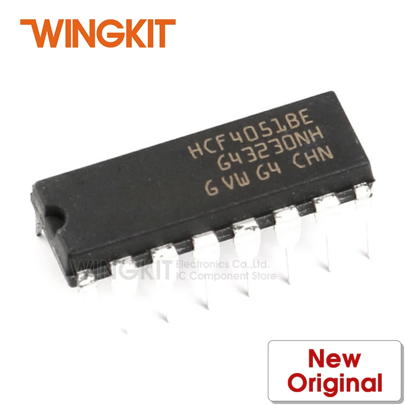 5PCS CD4051BE DIP16 CD4051B CD4051 DIP 16 CMOS Single 8 Channel Analog ...