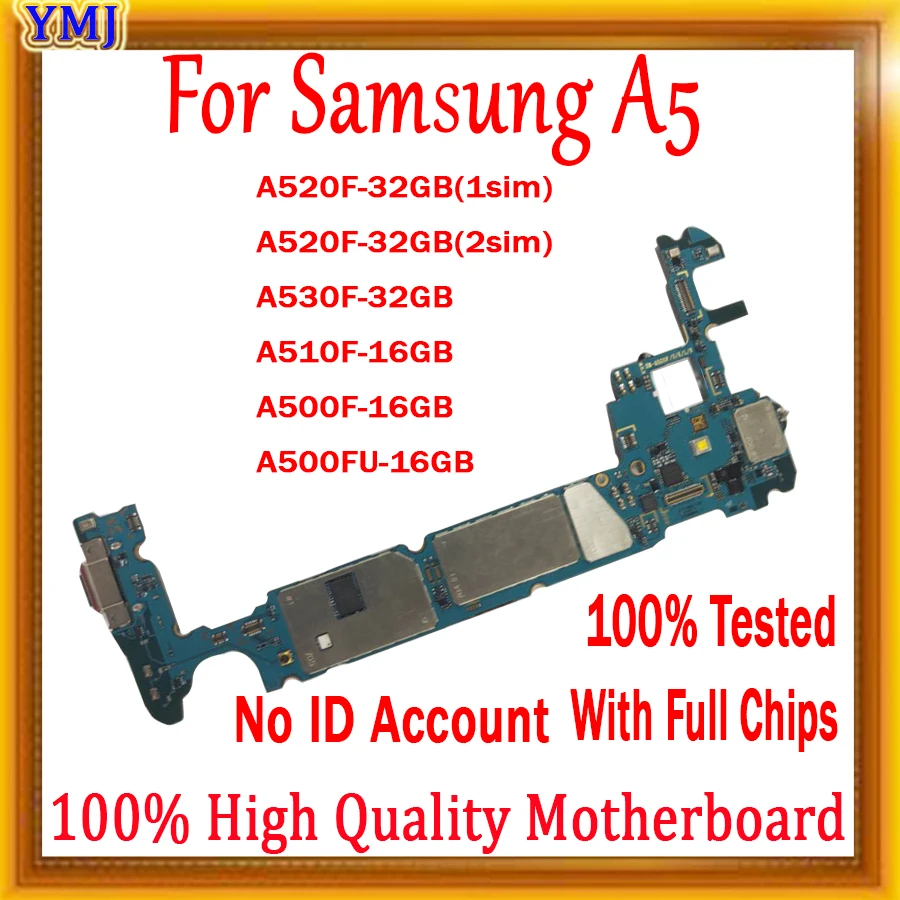With Full chips for Samsung Galaxy A5 A520F A510F A530F A500FU ...