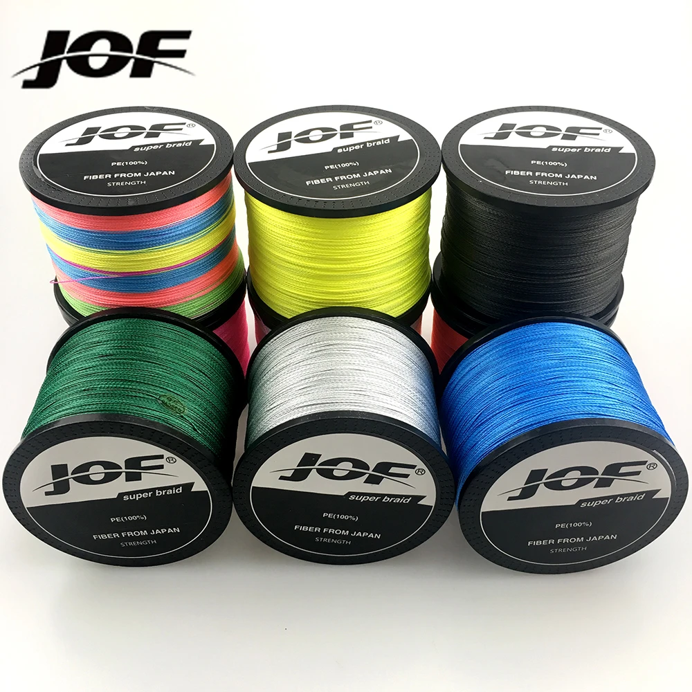Jof 300m 500m 1000m Pe Fishing Line 8 Strands Braided Fishing Line 18 ...
