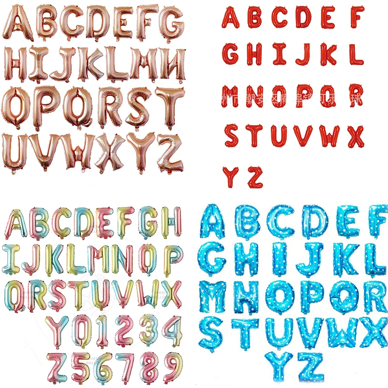 16inch-Alphabet-Foil-Letter-Balloons-Happy-Birthday-Party-Balloon ...