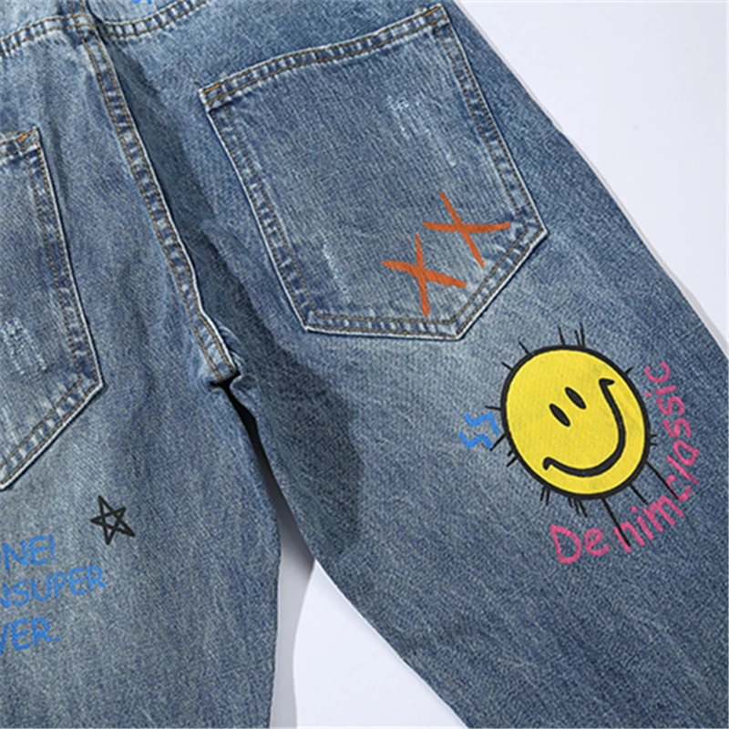 Bebovizi Brand Streetwear Hole Ripped Slim Fit Jeans Skinny Jeans ...