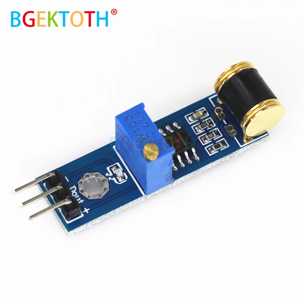 801S model analog output vibration sensor with adjustable sensitivity ...