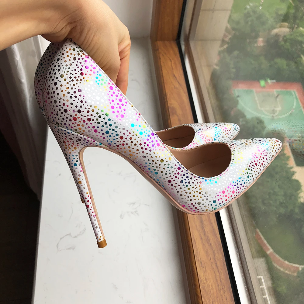 Cute High Heels With Glitter