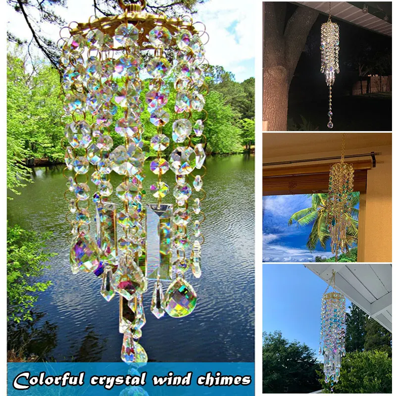 Aurora Crystal Wind Chimes | asghedom.com