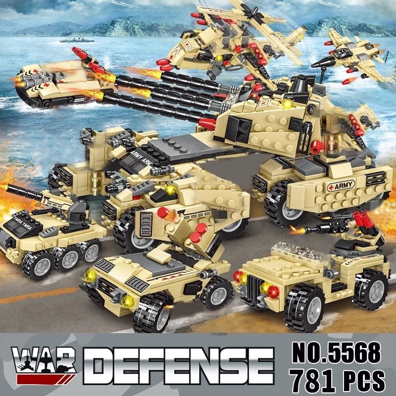 Sembo Block Military Technic Iron Empire Tank Building Blocks Set ...