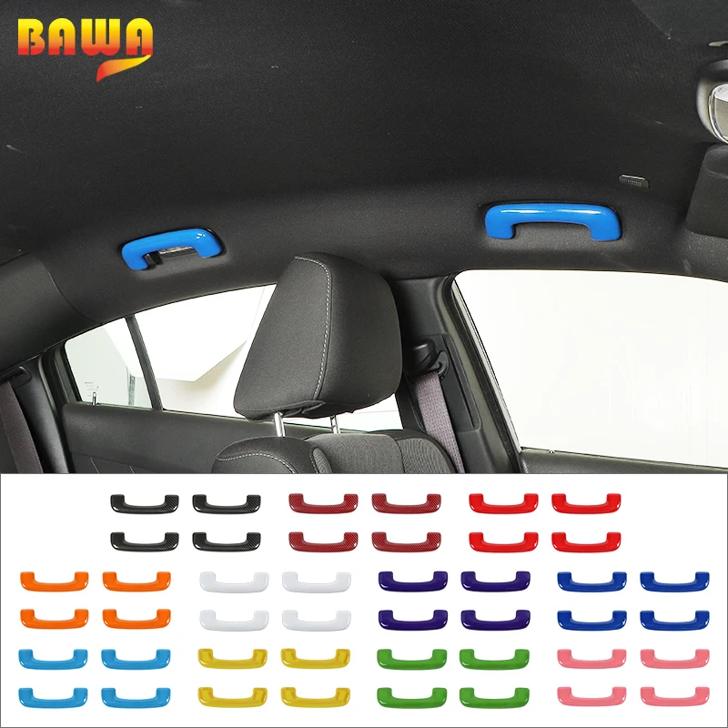 Bawa Car Interior Roof Handle Holder Decoration Cover Stickers ...