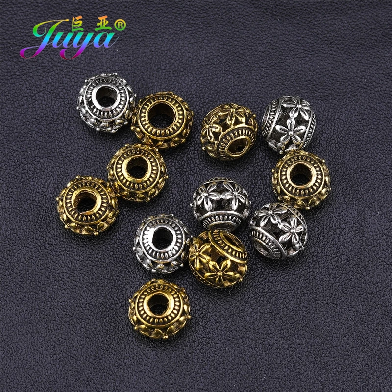 Juya-20Pcs-Lot-Wholesale-DIY-Natural-Stones-Beadwork-Making-10mm-Hollow ...