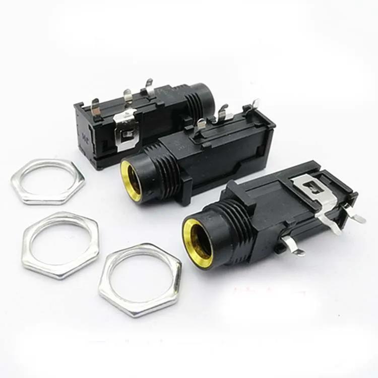 50pcs-1-4-6-35mm-mono-female-socket-PCB-Panel-Mount-audio-adapter ...