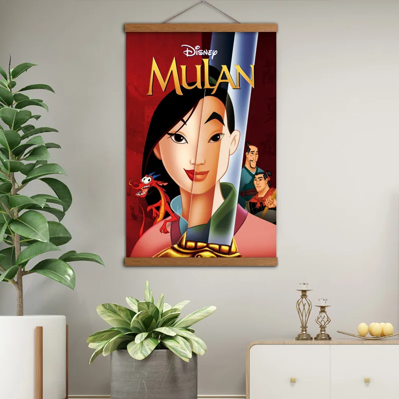 Cartoon Posters and prints Mulan (1998)Movie Pictures Wall Art Canvas ...