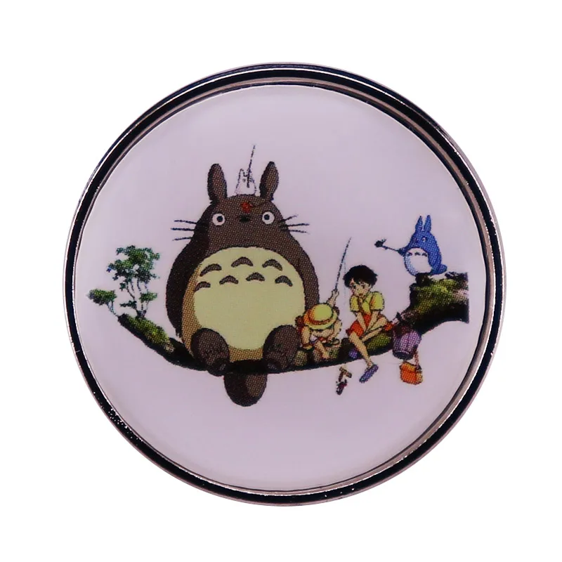 Mi vecino Totoro broche Studio Ghibli Anime insignia|Broches| - AliExpress