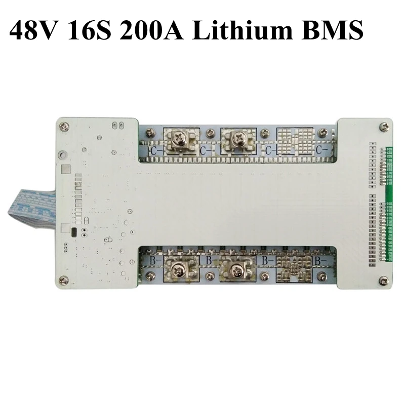 Custom 16S 48V Lithium Battery Protection Board 200A Discharge BMS ...