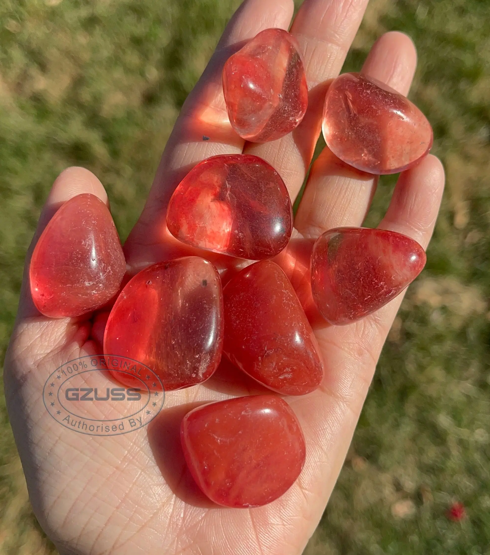 Cherry-Red-Smelt-Quartz-Tumbled-Red-Smelting-Quartz-Healing-Crystals ...
