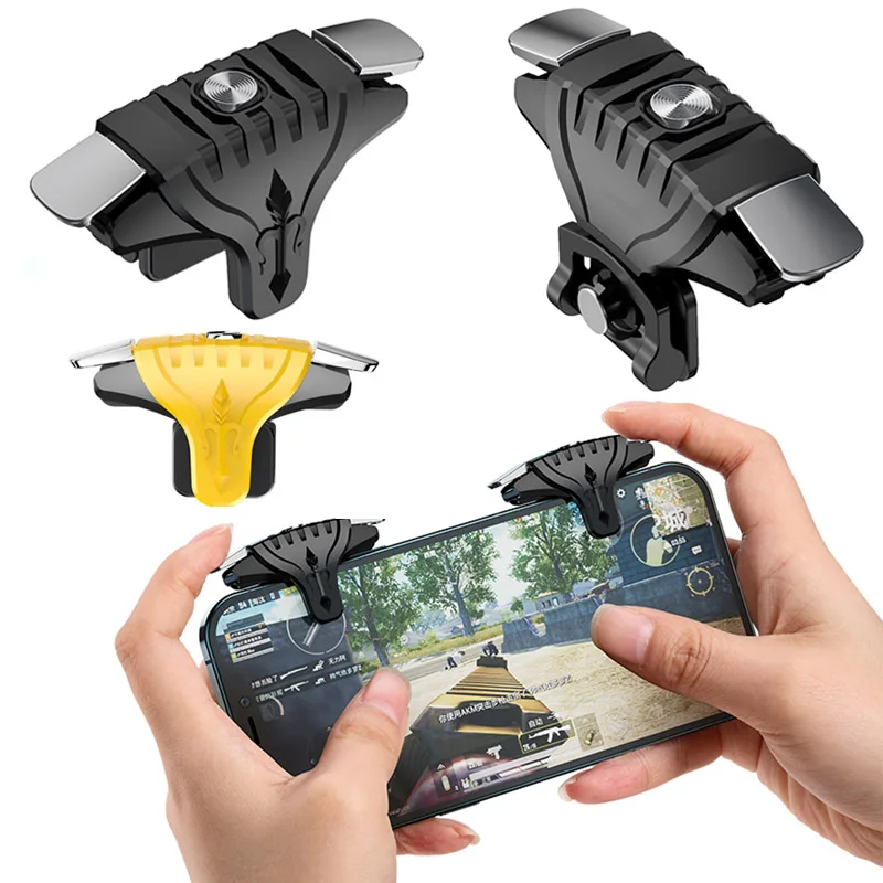 1 Pair Mobile Game Controller Gamepad Trigger Aim Button Shooter ...