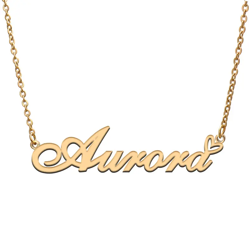 Love-Heart-Aurora-Name-Necklace-for-Women-Stainless-Steel-Gold-amp ...