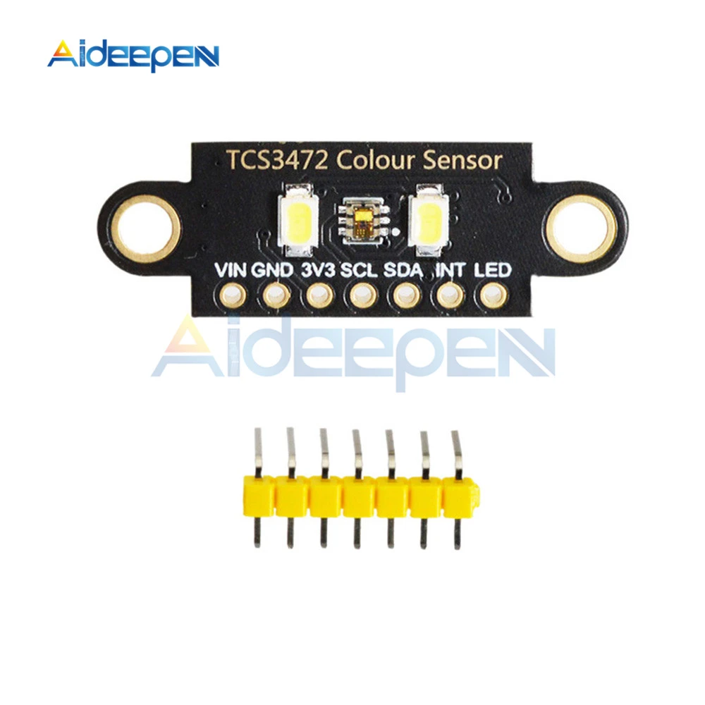 TCS34725 컬러 센서 저전력 RGB 라이트 플로라 컬러 센서 개발 보드 Arduino 용 컬러 인식 모듈|기구 부품 ...