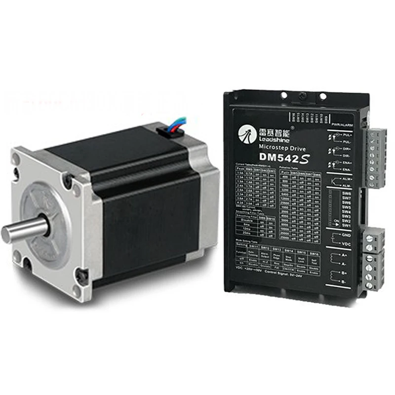 Leadshine motor paso a paso de dos fases, 60HS30A, 4.0A, 3N.M + DM542S, 48VDC, 4.2A|Motor de ...