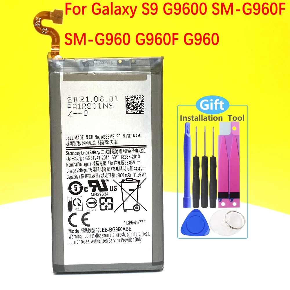 New EB-BG960ABE Battery For Samsung Galaxy S9 G9600 SM-G960F SM-G960 ...
