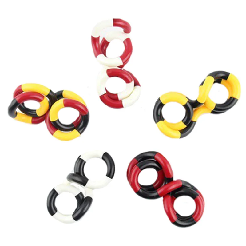 Twisted Ring Magic Fidget Magic Trick Rope Tangle Fidget Toy Creative ...