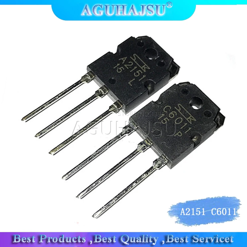 10 개/몫 5 쌍 C6011 A2151 ( 2SC6011 + 2SA2151) 새로운 원본 TO 3P|to-3p ...