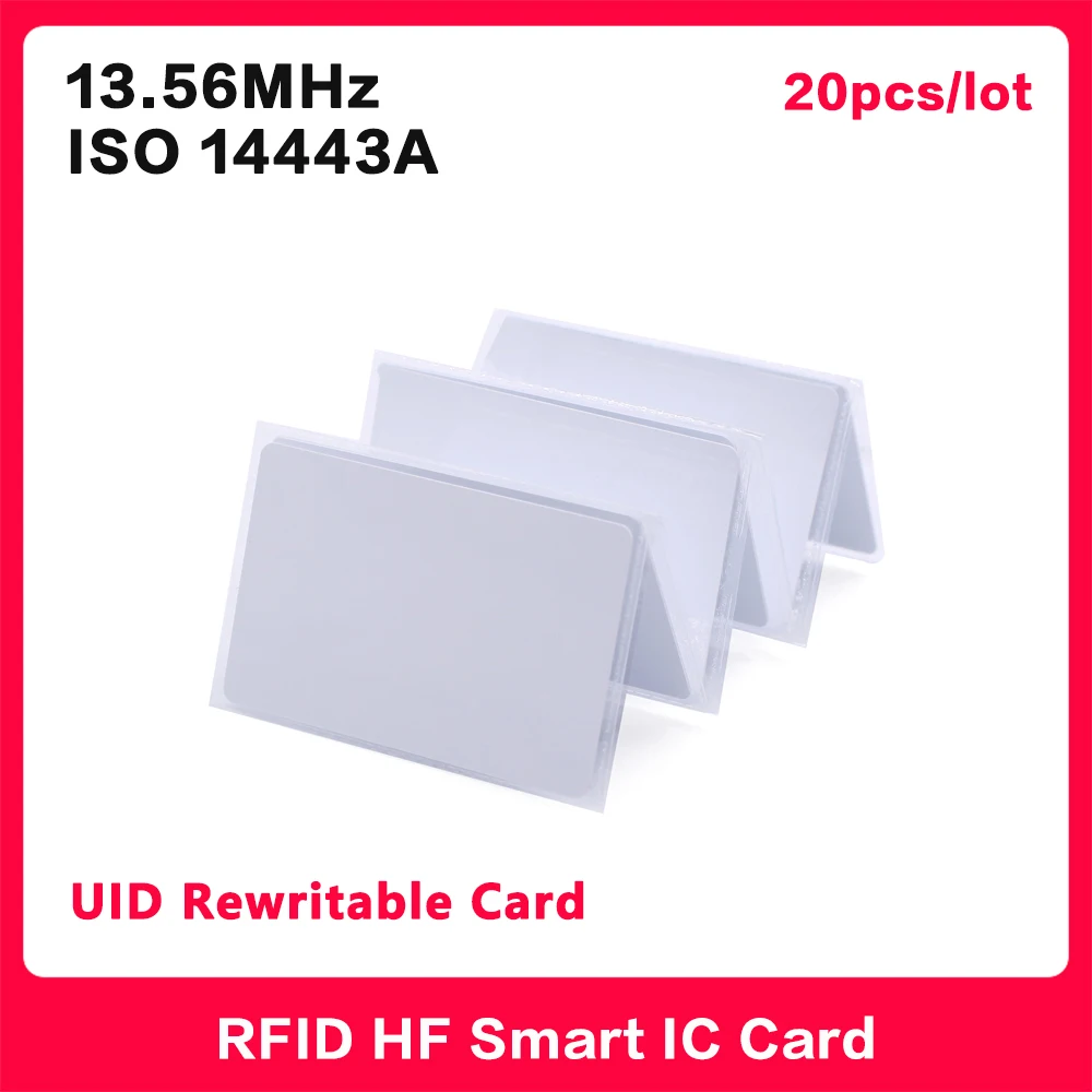 RFID HF NFC Card 13.56Mhz IC-UID Cards UID Rewritable Changeable Smart ...