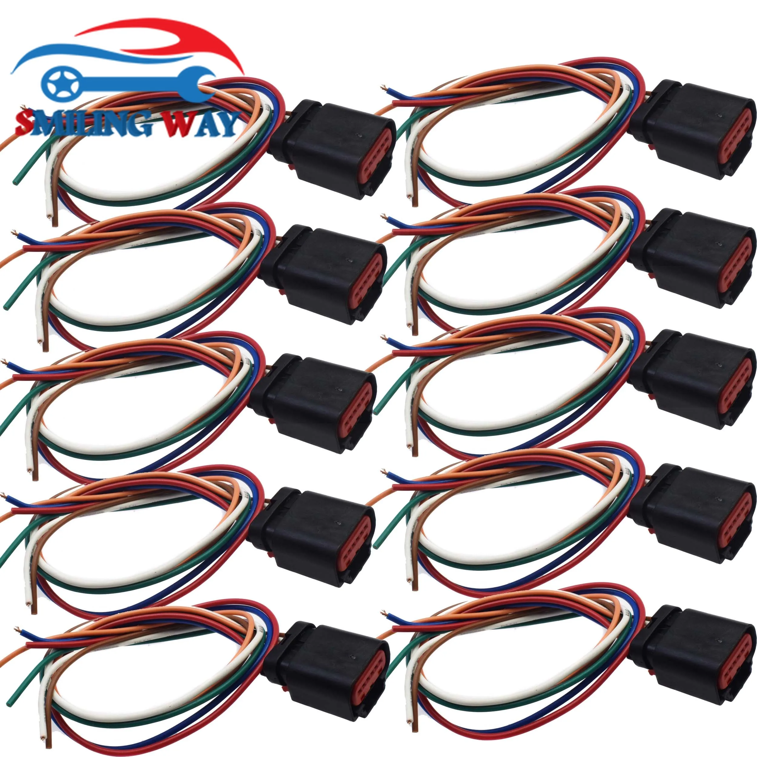 MAF Air Mass Flow Sensor Wiring Connector Wire Harness Plug For Citroen ...