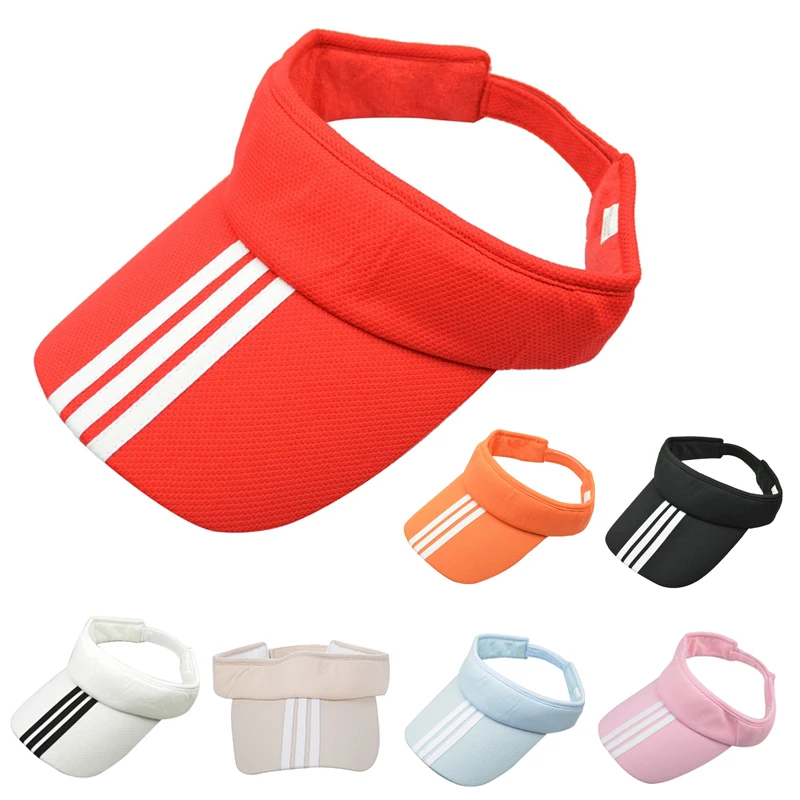 Sombrero deportivo con visera de Golf para hombre y mujer, gorra con visera, ajustable, liso ...