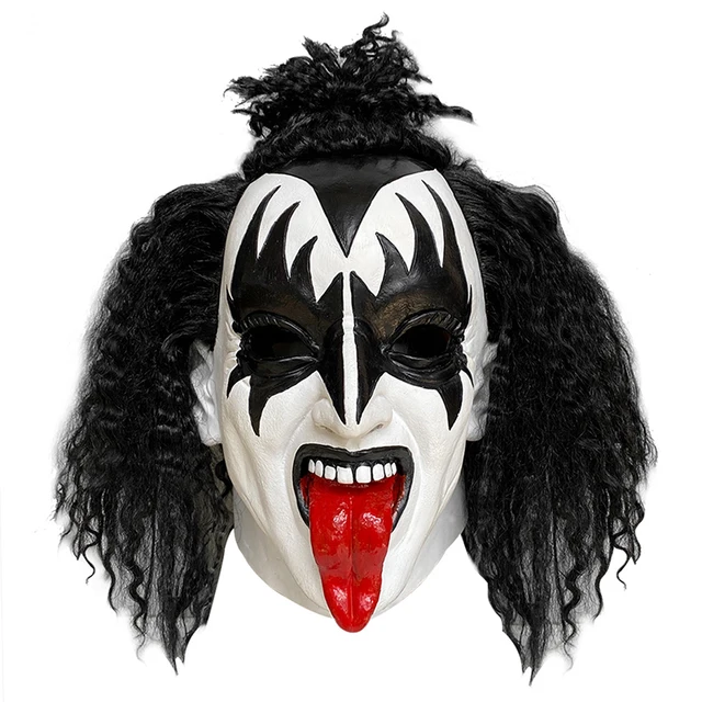 Halloween Kiss Band Gene Simmons Punk Chaim Witz Rock Cosplay Mask ...